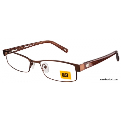Shop online for CAT CTO-6080-003 Col 003 Matt Copper Brown Eyeglasses