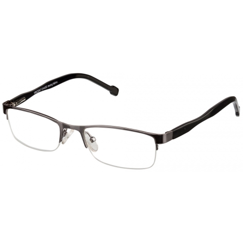 Shop online for Metal Black Half Rim Rectangle Small (Size-50) Vincent ...