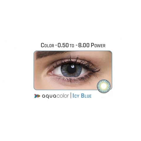 Shop online for Aqua Color Icy Blue Daily Disposable - 5 Lens Box
