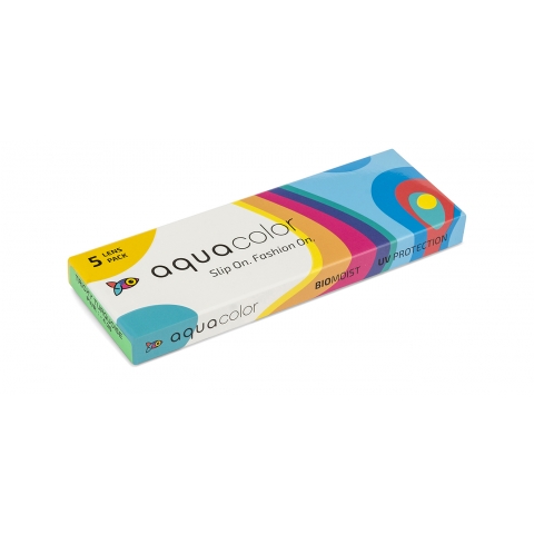 Shop online for Aqua Color Tricky Turquoise Daily Disposable - 5 Lens Box