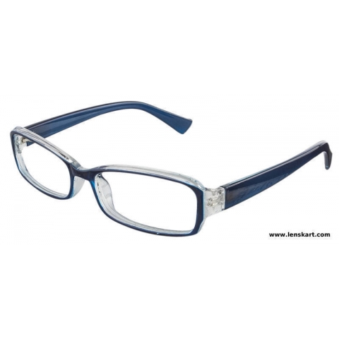 Buy Lenskart Optima A908 Aqua Blue Unisex Eyeglasses