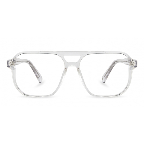 Transparent Full Rim Square John Jacobs Rich Acetate JJ E13360-C2 ...