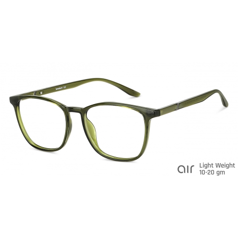 Green Full Rim Square Lenskart Air Classic LA E13908-C2 Eyeglasses ...