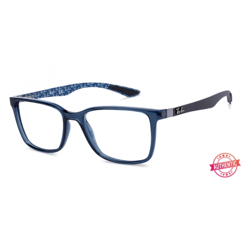 Ray-Ban RX8905 Large (Size-55) Blue Grey Blue 5844 Unisex Eyeglasses at ...