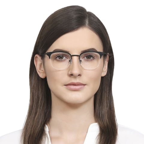 Shop online for Black Tortoise Half Rim Wayfarer Shape Vincent Chase ...