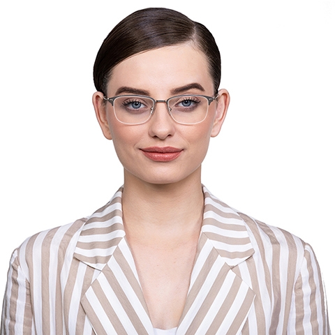 Buy Gold Tortoise Half Rim Wayfarer Shape Vincent Chase Online Sleek ...