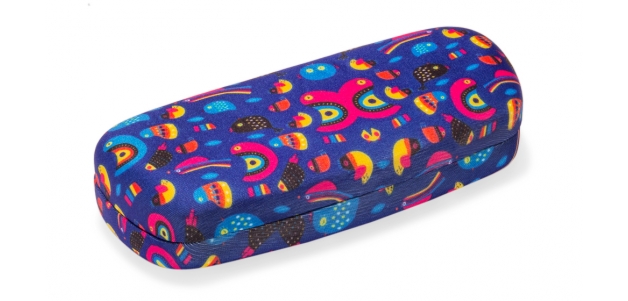 Lenskart Conversational Blue Eyeglass Case (CONTENTS: One Case,One ...