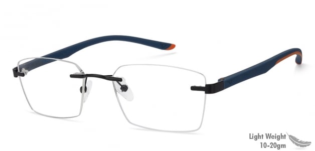 Rimless Eyeglasses Frames & Frameless Glasses Online | LensKart
