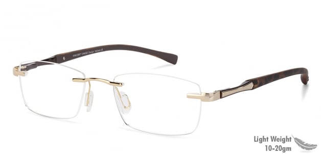 Rimless Eyeglasses Frames & Frameless Glasses Online | LensKart